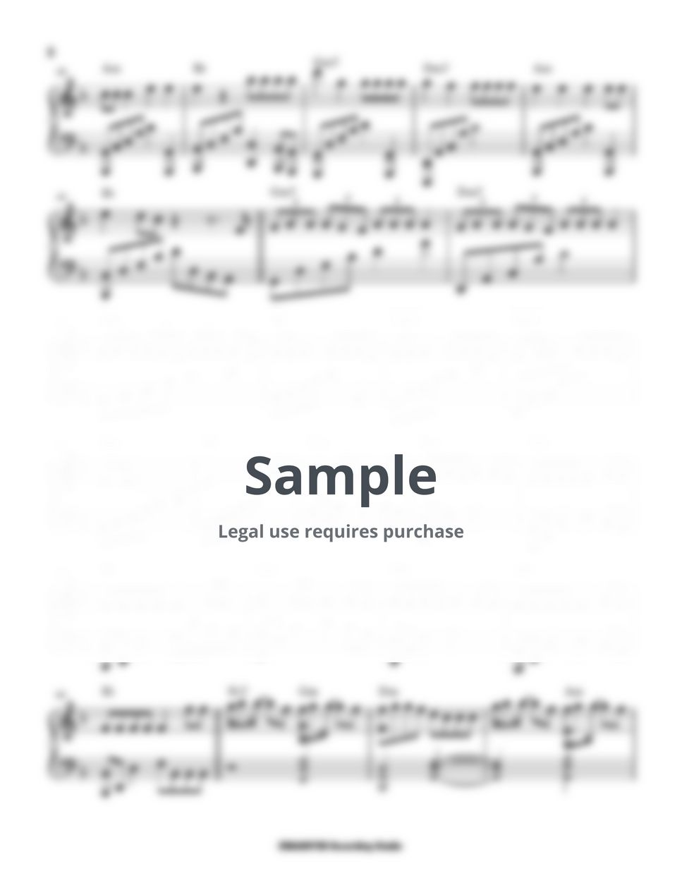 GOT7 - PYTHON Sheet Music by JENARRTEE Recording Studio