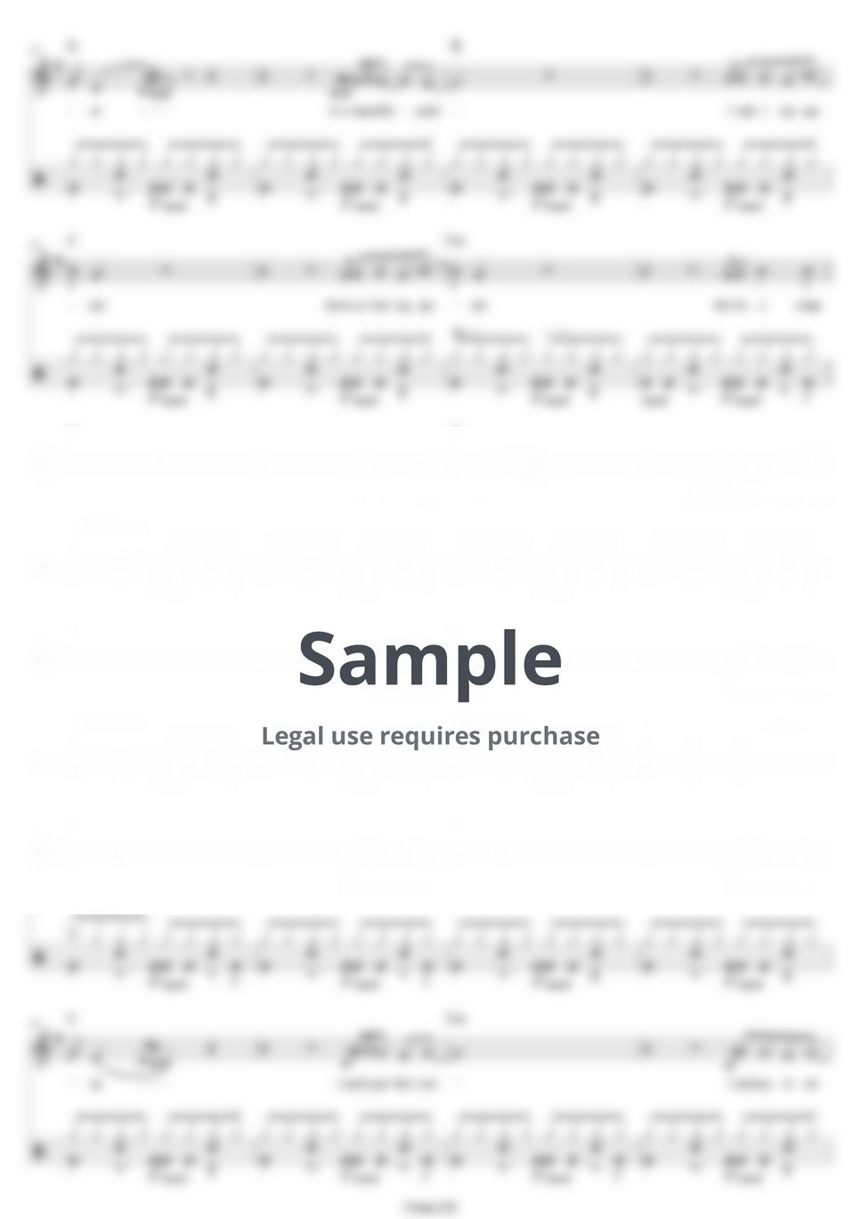 Radiohead - Creep Sheet Music by COVER SKILLS