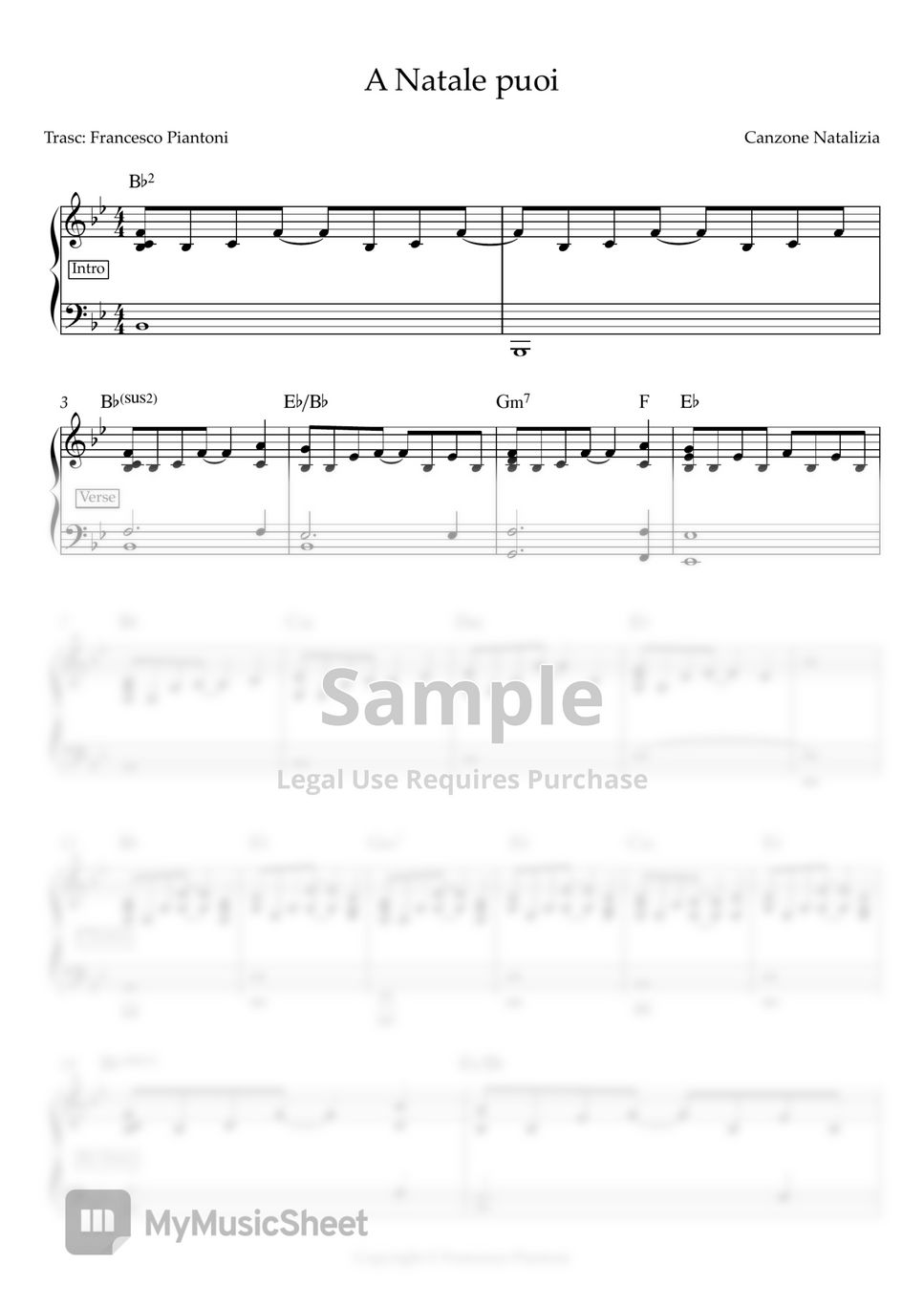 A natale puoi - A Natale puoi (spartito accompagnamento pianoforte ...