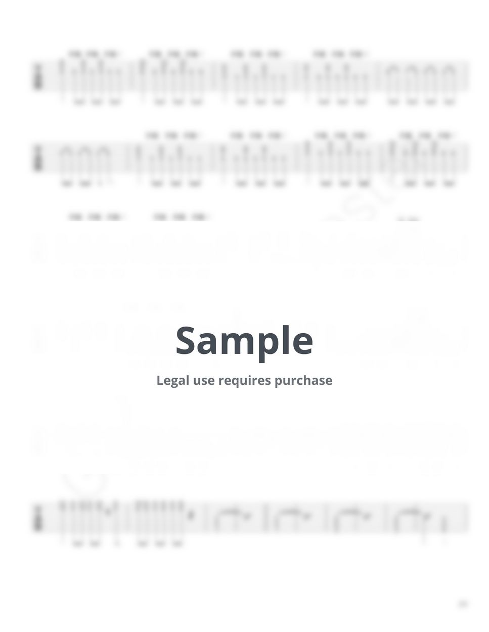 X japan - Rusty nail Sheets by Guitar TAB Master