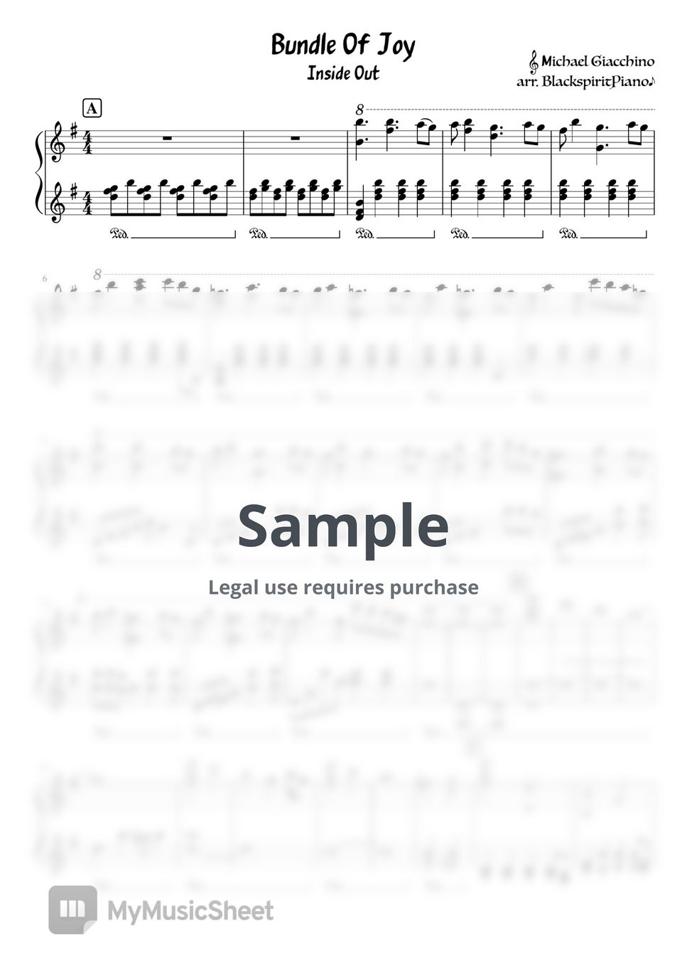 Michael Giacchino - Bundle of Joy Sheets by BlackspiritPiano