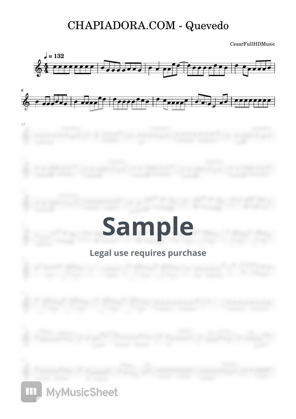 Quevedo - CHAPIADORA.COM Sheets