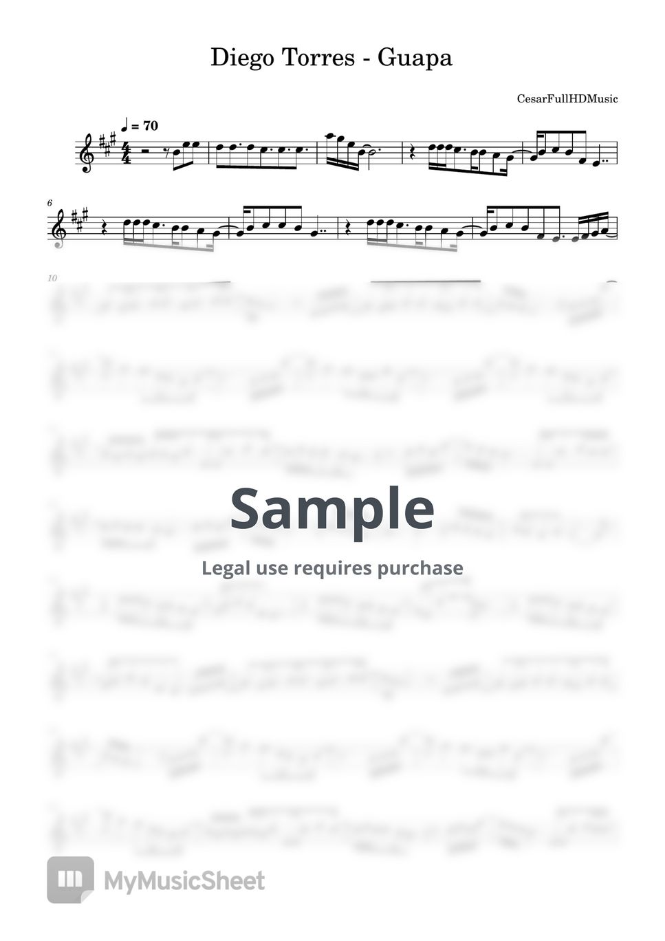 Diego Torres - Guapa Sheets