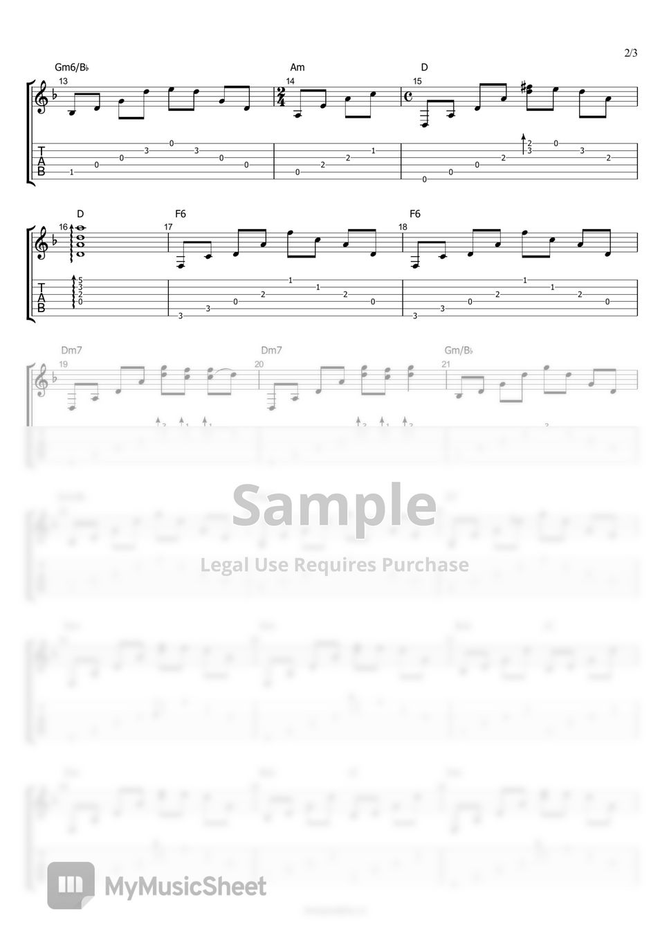 Emerson, Lake & Palmer - Still, You Turn Me On Tab + 1staff by Shutup ...