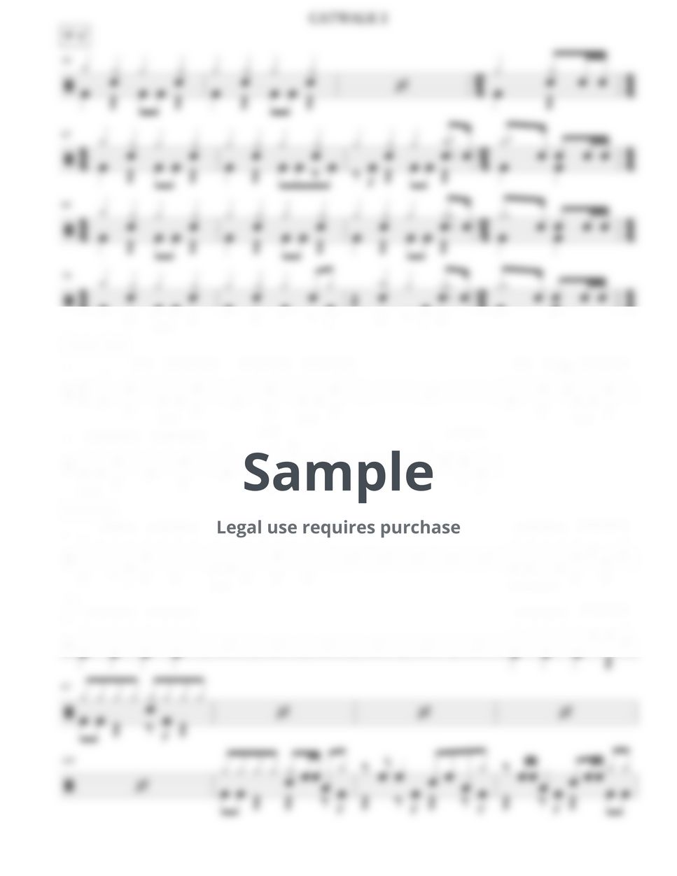 BREIMEN - CATWALK Sheets by Arkadia Drums