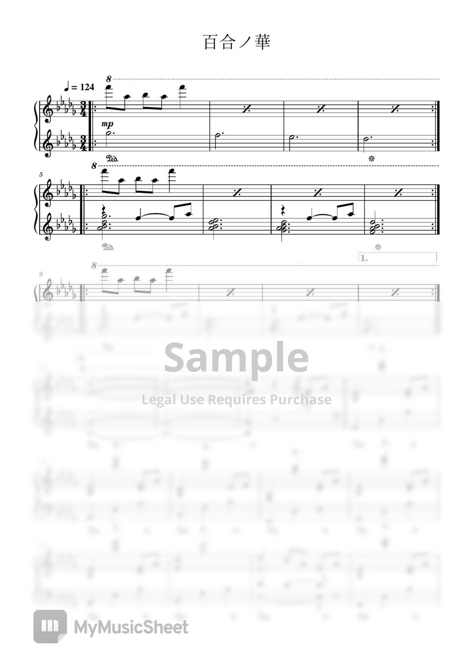 TECHNOBOYS PULCRAFT GREEN-FUND - Yuri no hana (Bet Kegurui XX) Sheets by TTK