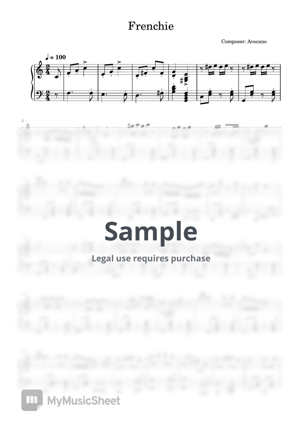 Avocano - Frenchie Sheets