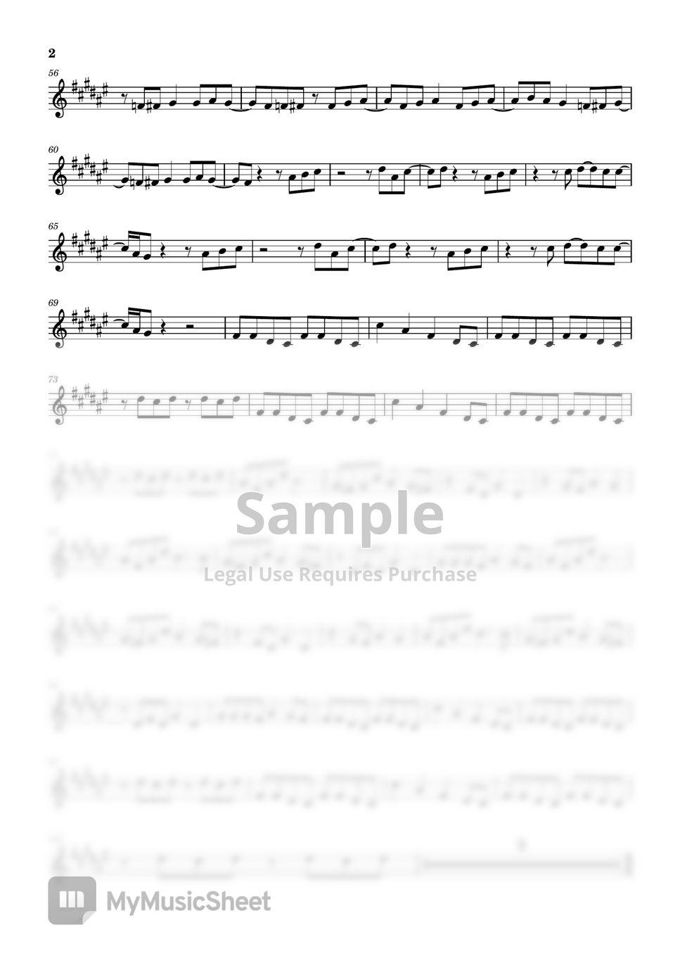 Aqua - Barbie Girl (Soprano Sax) Sheet Music by WendaMusic