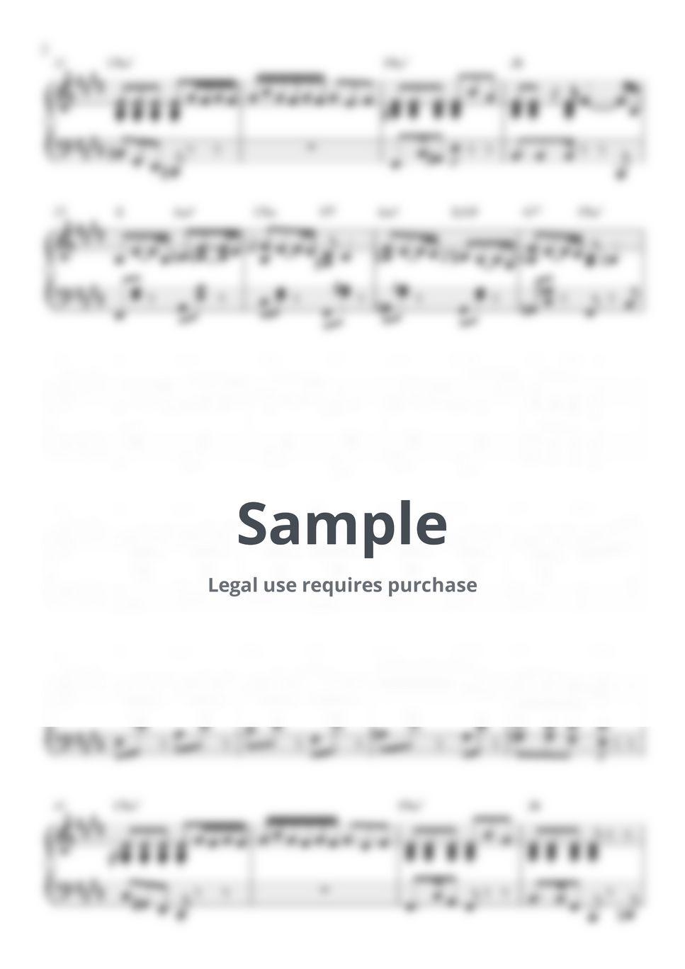 BIBI 비비 - Bam Yang Gang 밤양갱 (코드포함) Piano Sheet Music PDF | HyunjooJung ...