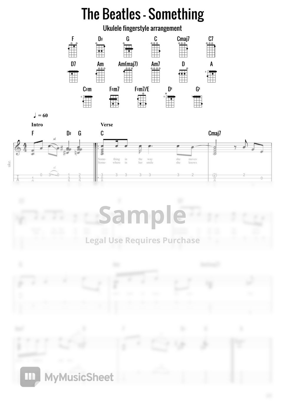 Beatles Something Guitar Chords