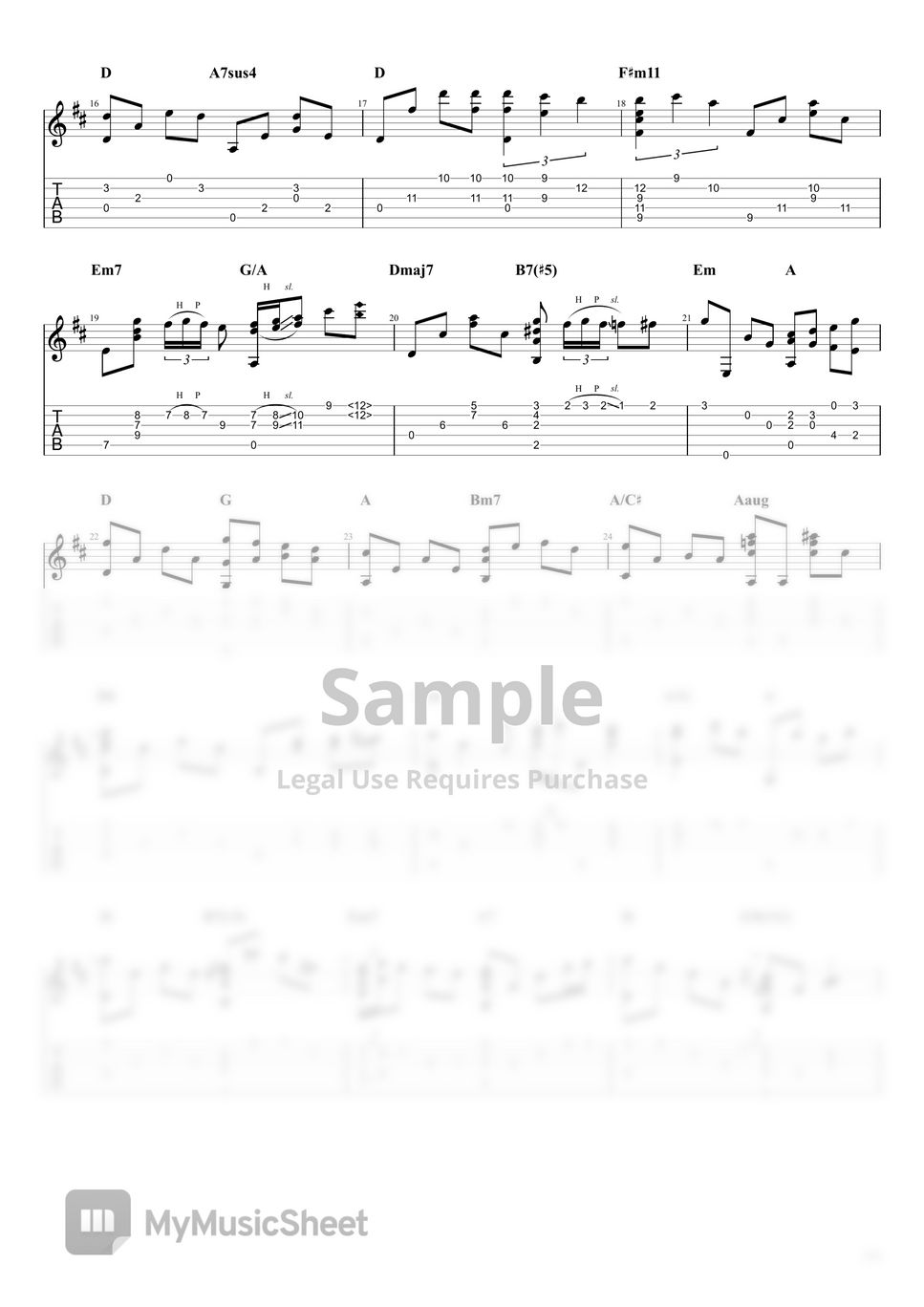 Sarah Vaughan - Lover's Concerto Sheet Music by David Chun