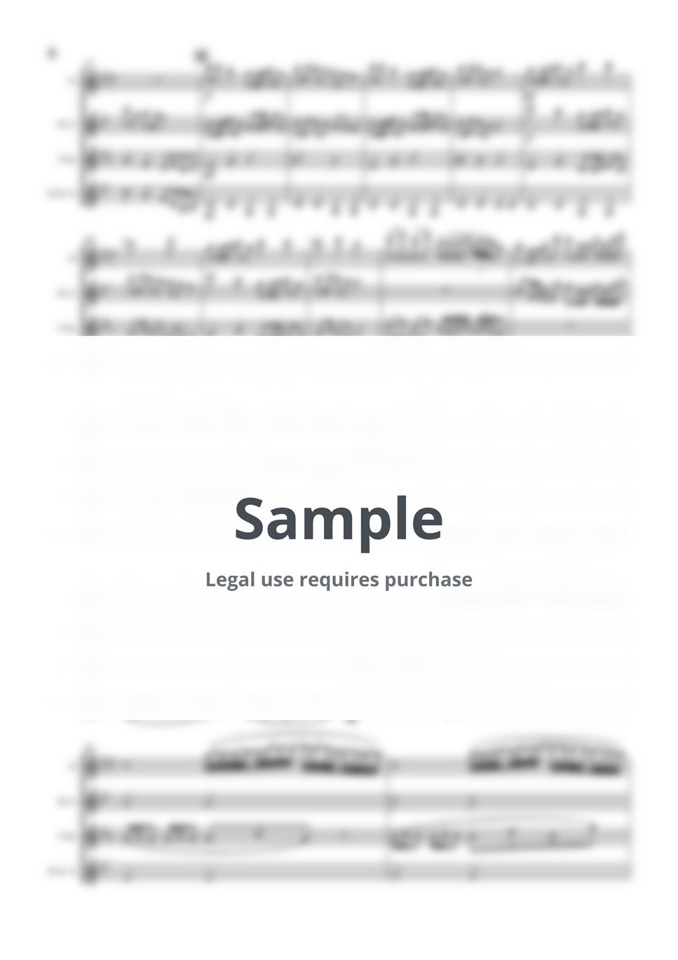 三木 たかし - Anpanman no March〔Fl・Cl・Hr・Bs.Cl〕 Sheet Music by いたちの楽譜屋さん