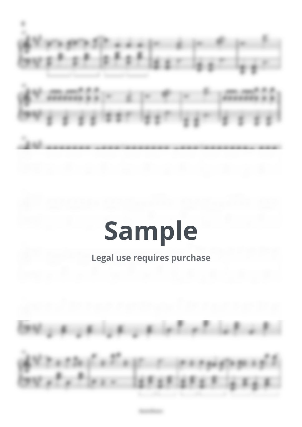 TXT - Higher Than Heaven (easy ver.) 악보 by dustofstarz