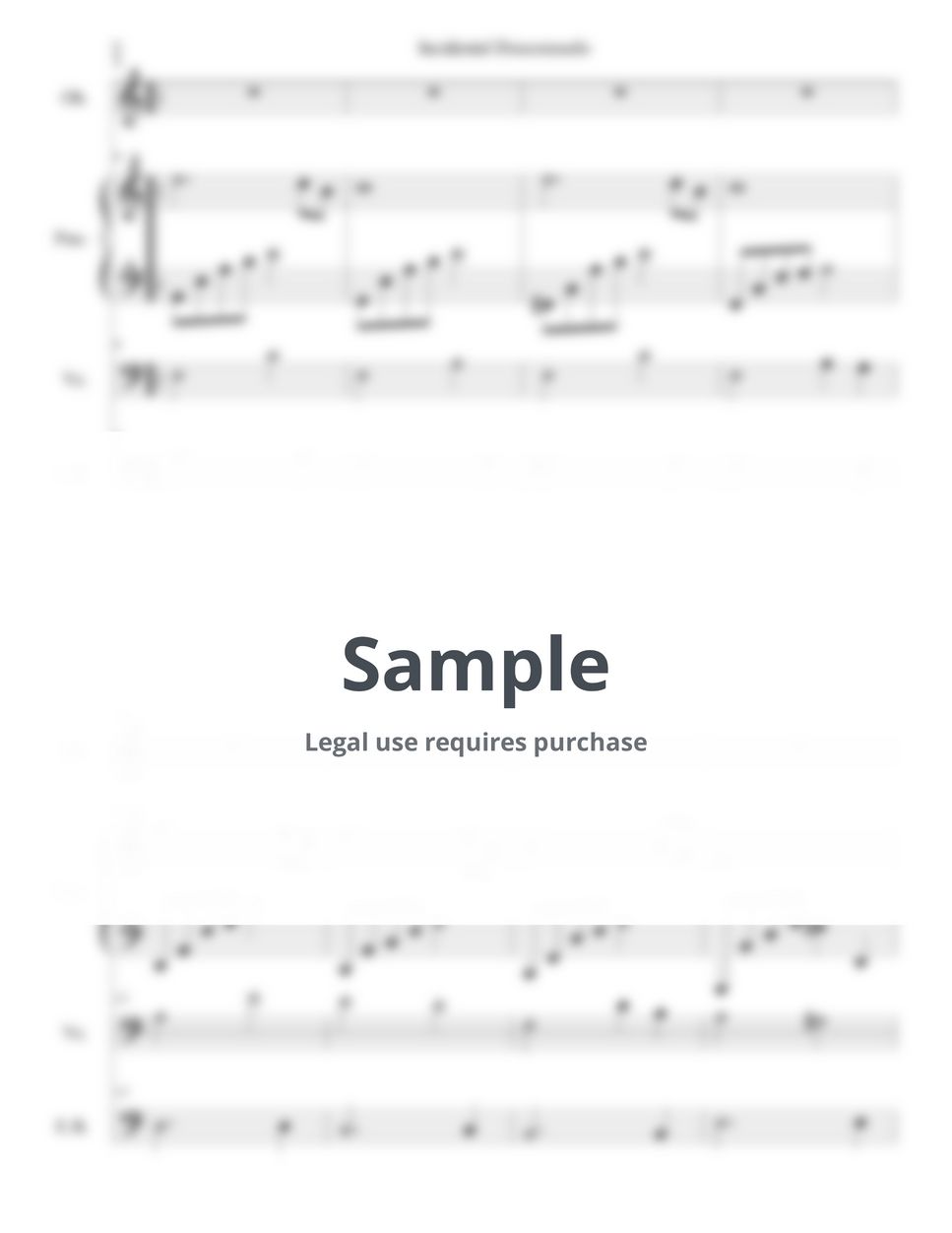 César Escola - Incidental Desconsuelo Sheets by GaboSteinway