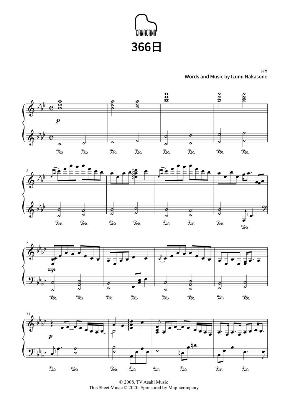 HY - 366days (366日) Sheets by CANACANA family