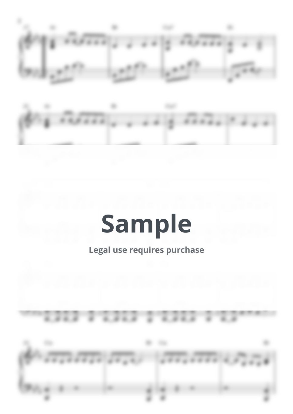 ROSÉ & Bruno Mars - 'APT.' Sheet Music by PIANOTE피아노트