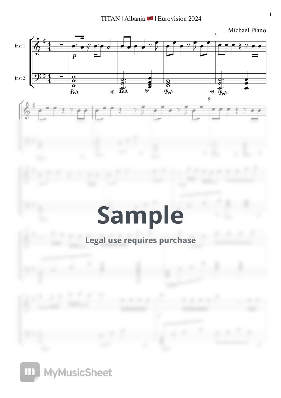 BESA - TITAN | Albania 🇦🇱 | Official Music Video | Eurovision 2024 Hoja ...