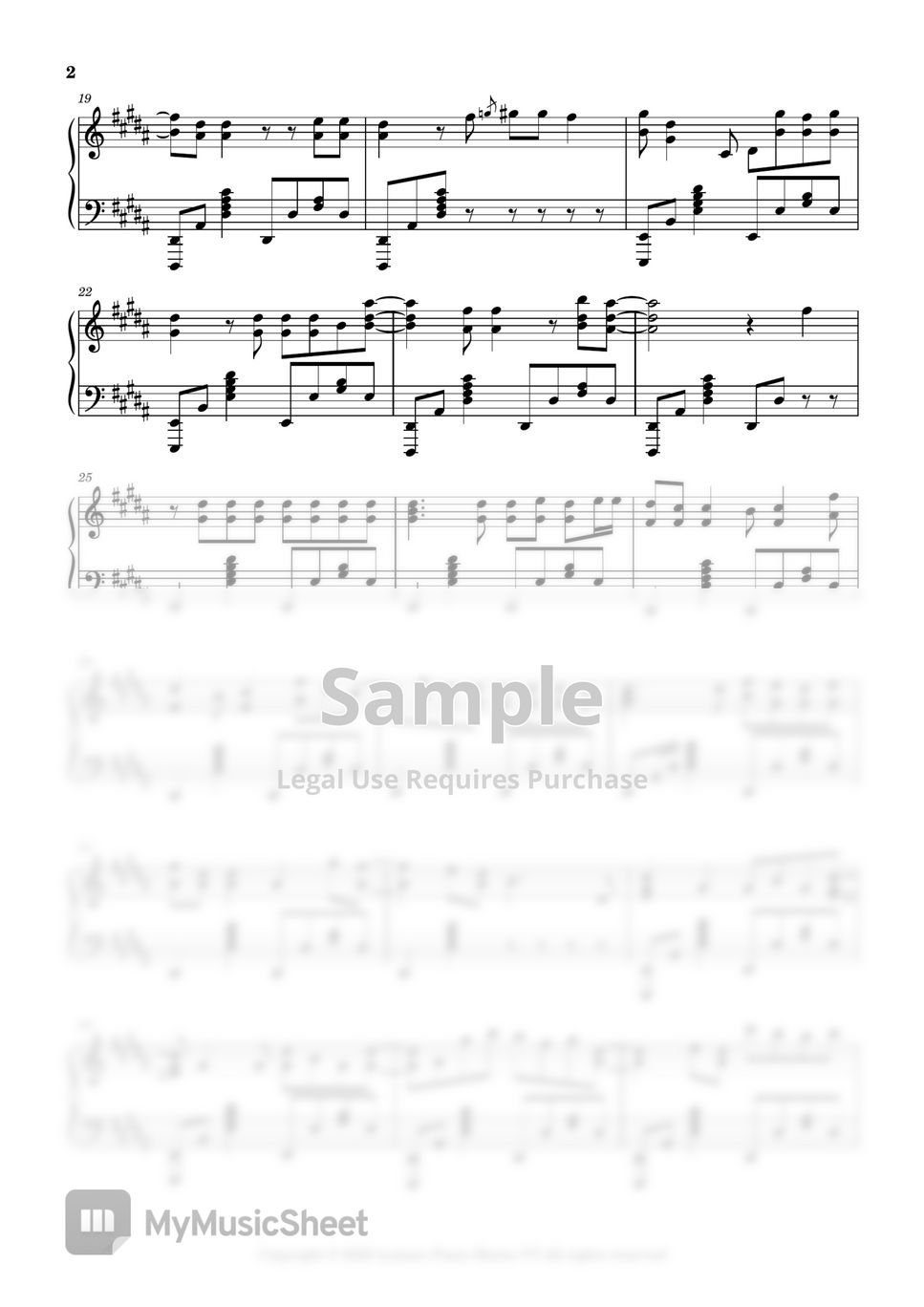 DPR IAN - Mr. Insanity Partitura by Leisure Piano Sheets YT