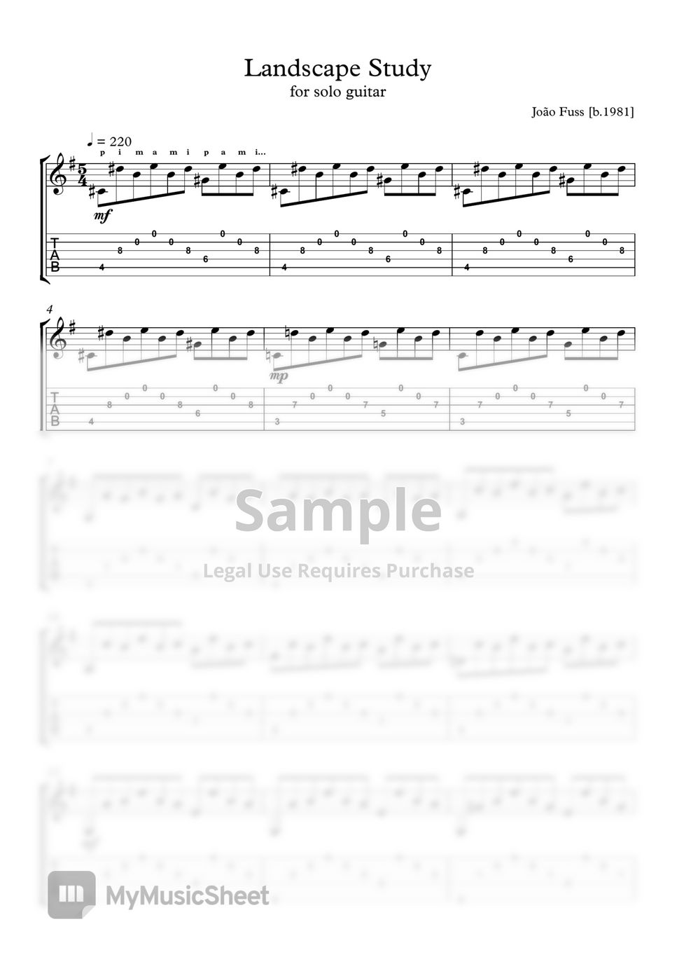 João Fuss - Landscape Study TAB