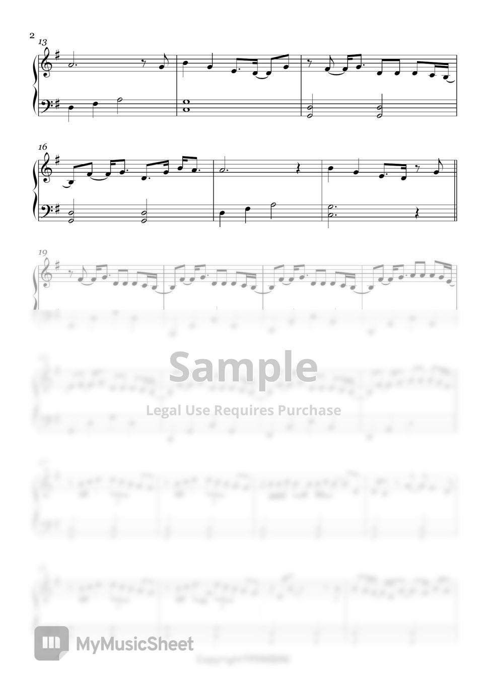 Lauv - Steal The Show [Elemental OST] (Easy Version) Sheet Music by ...