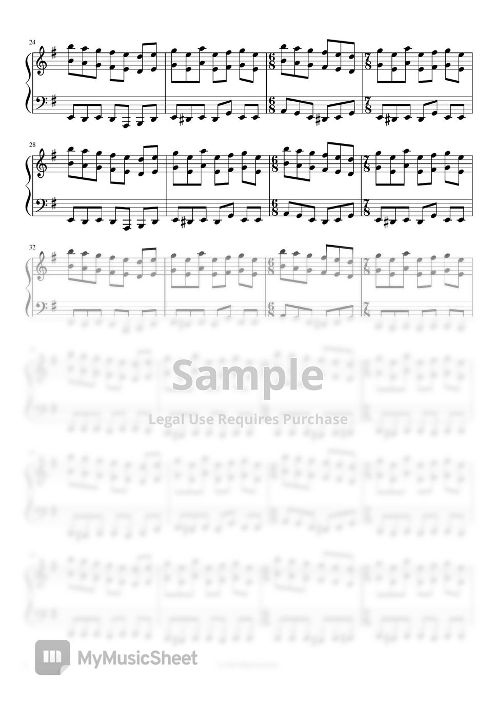 L's Theme - Death Note for Piano Solo Sheet Music