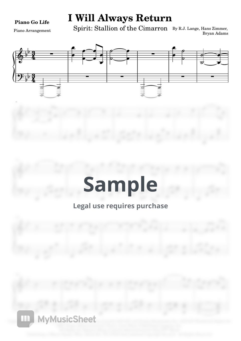 Hans Zimmer - I Will Always Return (Spirit: Stallion of the Cimarron ...