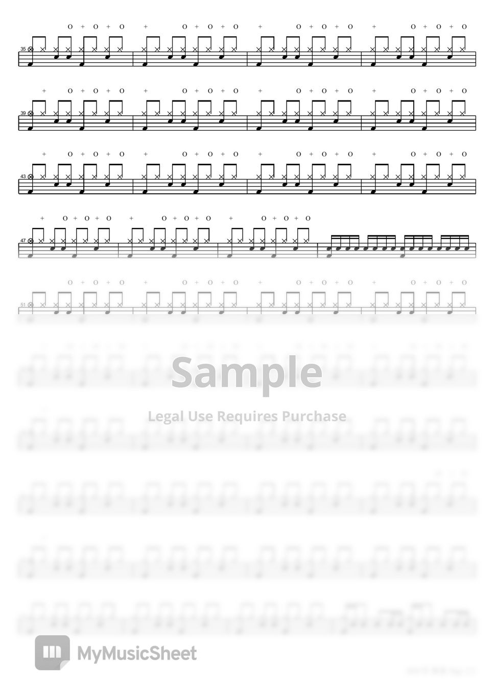DJ DOC - DOC와 춤을 Sheet by COPYDRUM