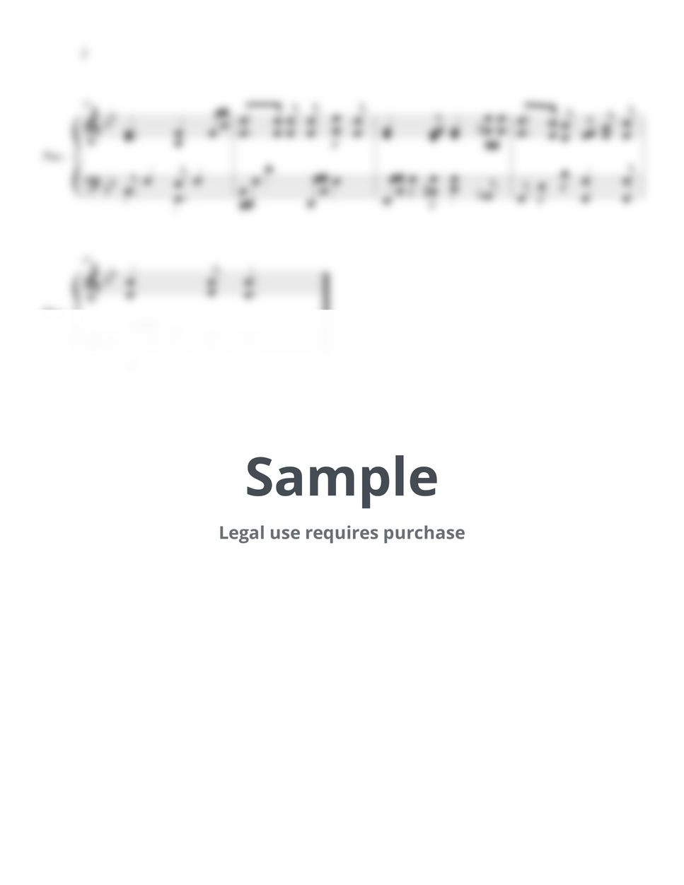 G. Bennard - 갈보리산 위에(Old rugged Cross) (피아노 연주곡) 악보 by Rivertree