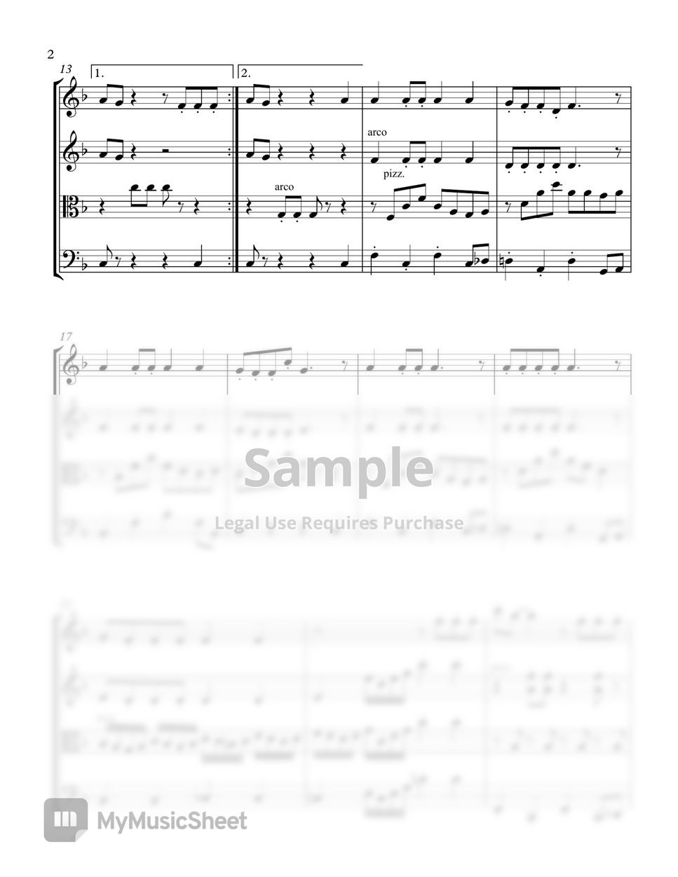 banana-chacha-for-string-quartet-by-mrbo