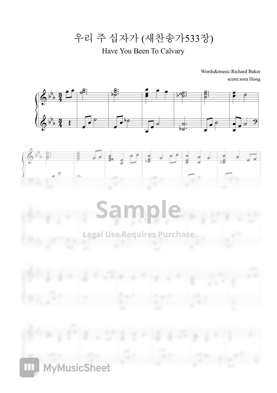  533 Have You Been To The Cross Sheets By Sora