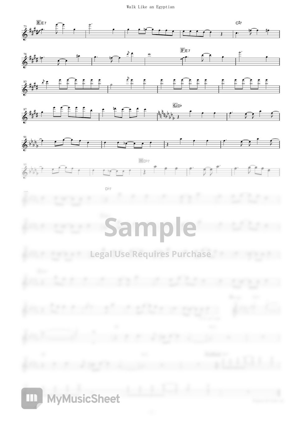 The Bangles - Walk Like an Egyptian (JoJo's Bizarre Adventure: Stardust ...