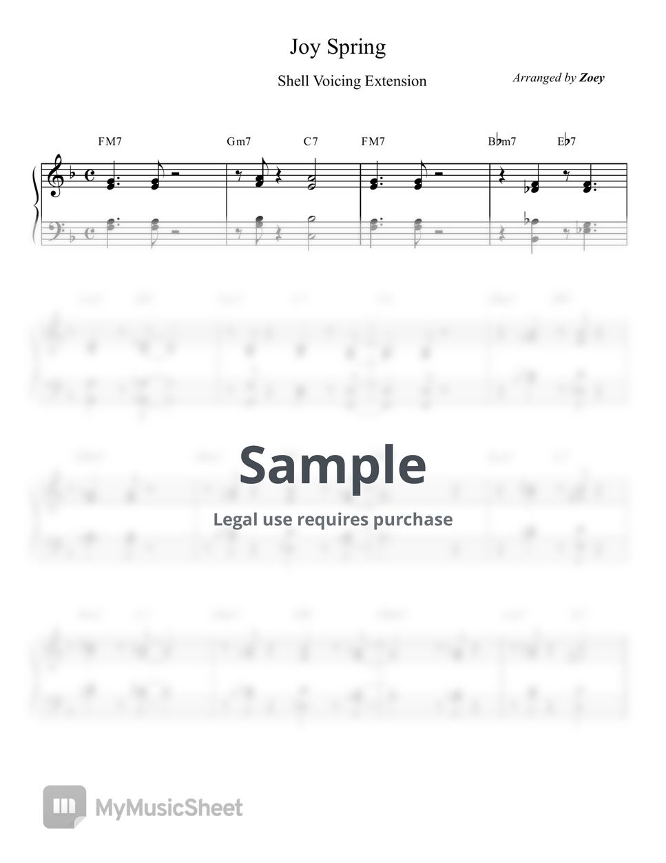 Clifford Brown - Joy Spring Partitur by Zoey