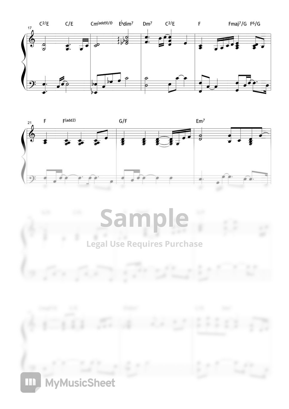 천정아 멘트할 때의 반주패턴 Accompanying Along With Preach Sheets By Jeongah Chun