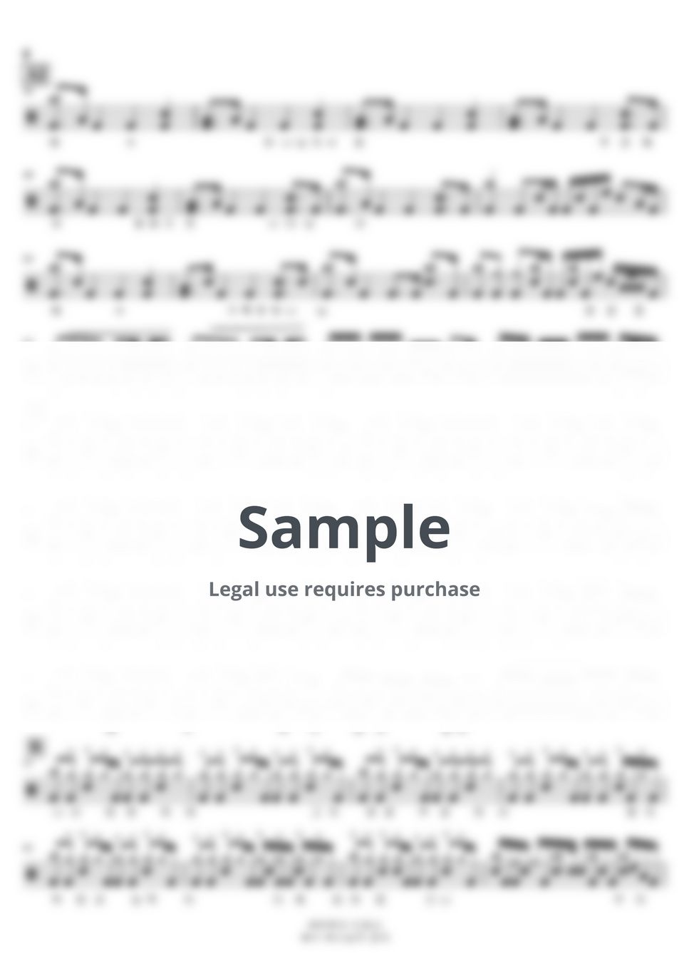 아이자야씩스티원 - 예수 하나님의 공의&나의 하나님 악보 by 드럼신DrumShin