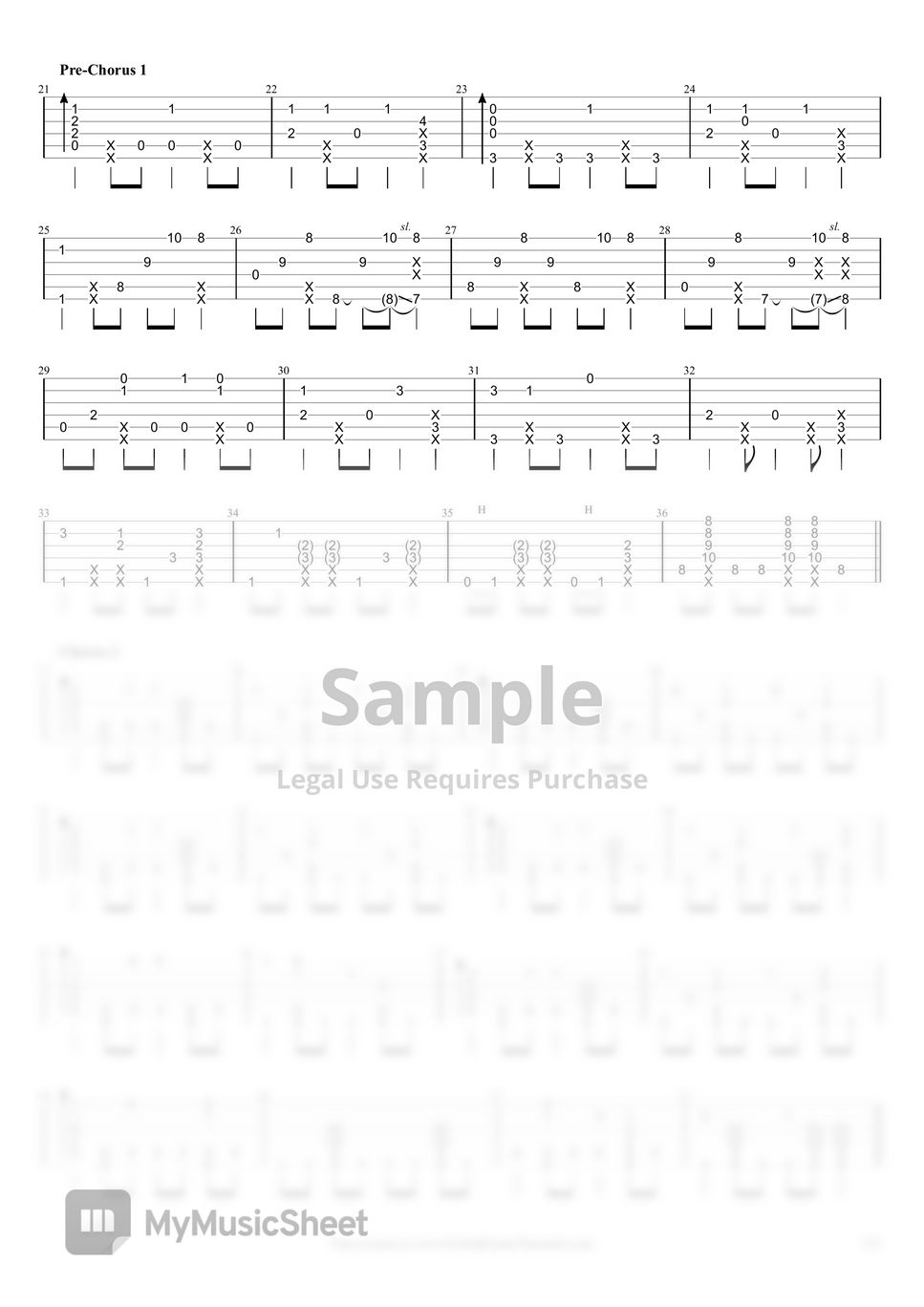 The Killers - Mr Brightside (Fingerstyle) Sheet Music by Gareth Evans