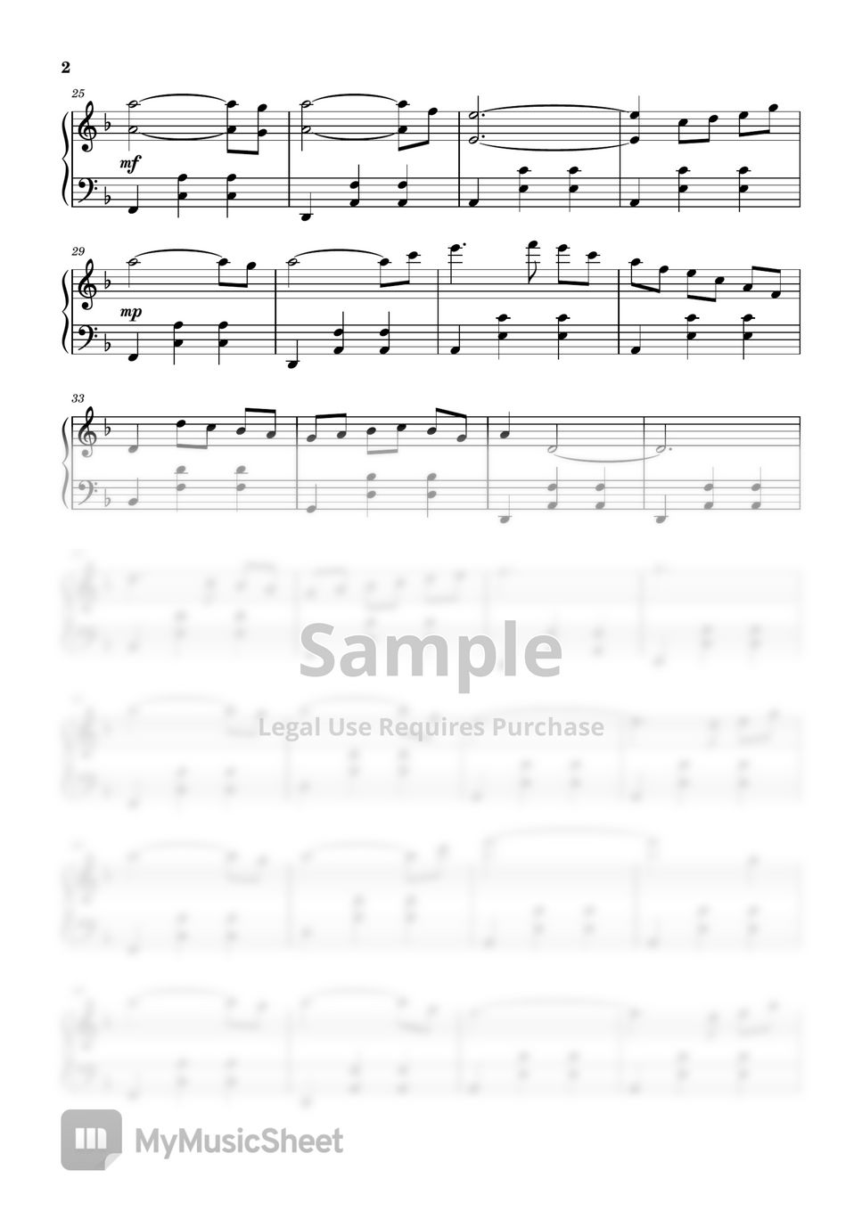 Josh Kramer - Story of you Piano Cover Sheet Music by M. Galka