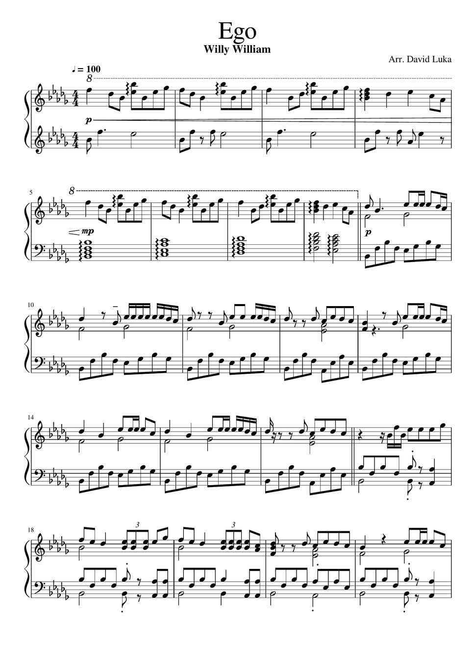 Willy William - Ego Лист by David Luka