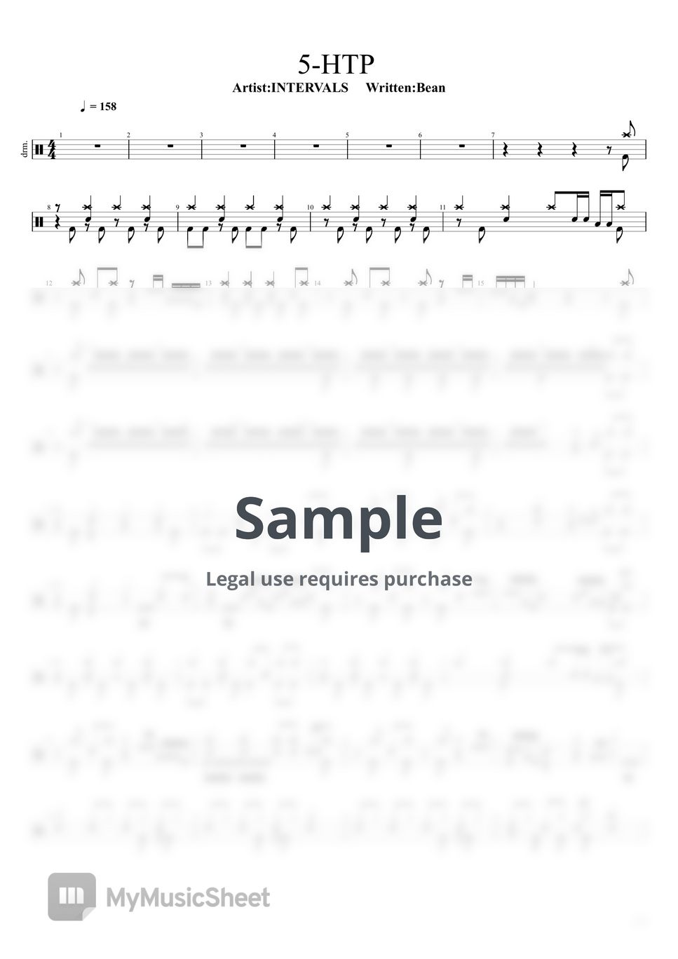 INTERVALS - 5-HTP Sheets by optimist syu