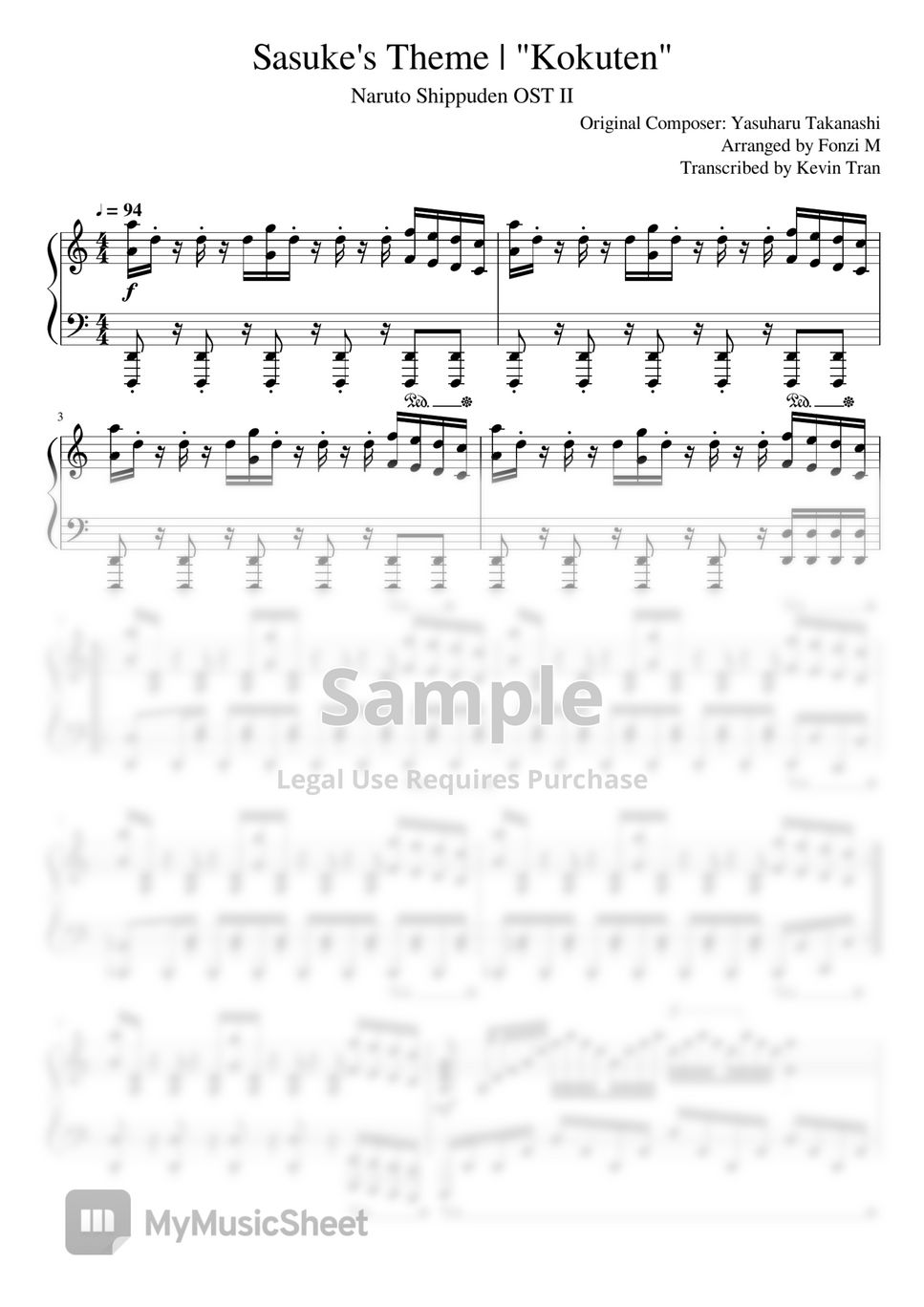 Yasuharu Takanashi - Naruto Shippuden OST - "Kokuten" (Sasuke's Theme ...