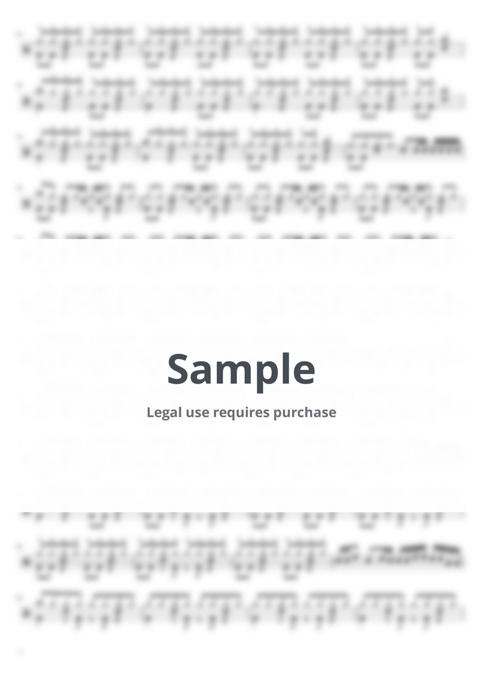 美波（Minami） - Prologue Drum Sheet Music PDF | 看哦爱随风 | mymusic5