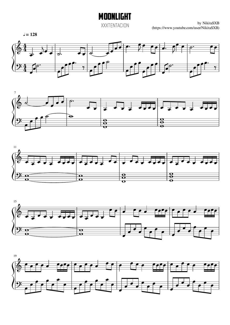 XXXTENTACION – Moonlight Sheet