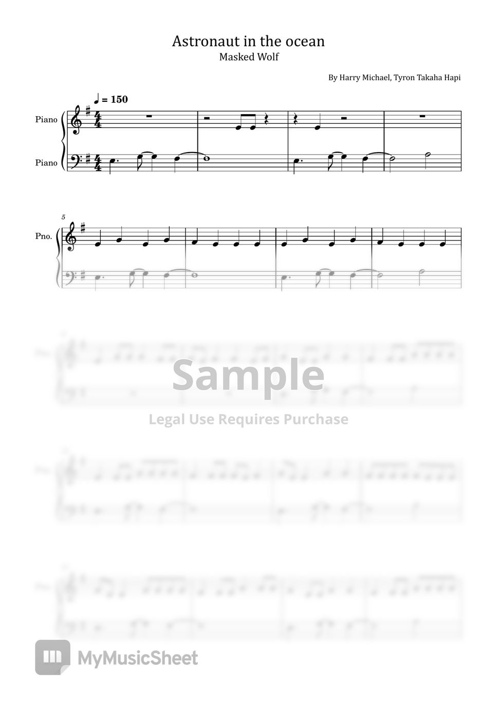 Harry Michael, Tyron Takaha Hapi - Astronaut in the ocean (Astronaut in ...