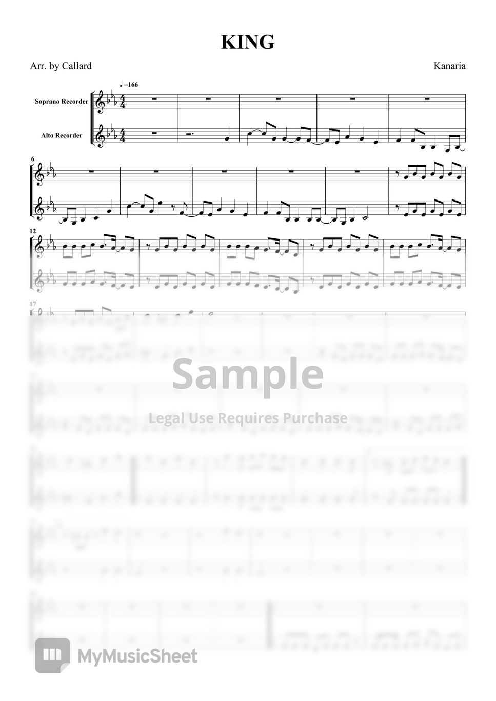 Kanaria - KING Sheets by Callard