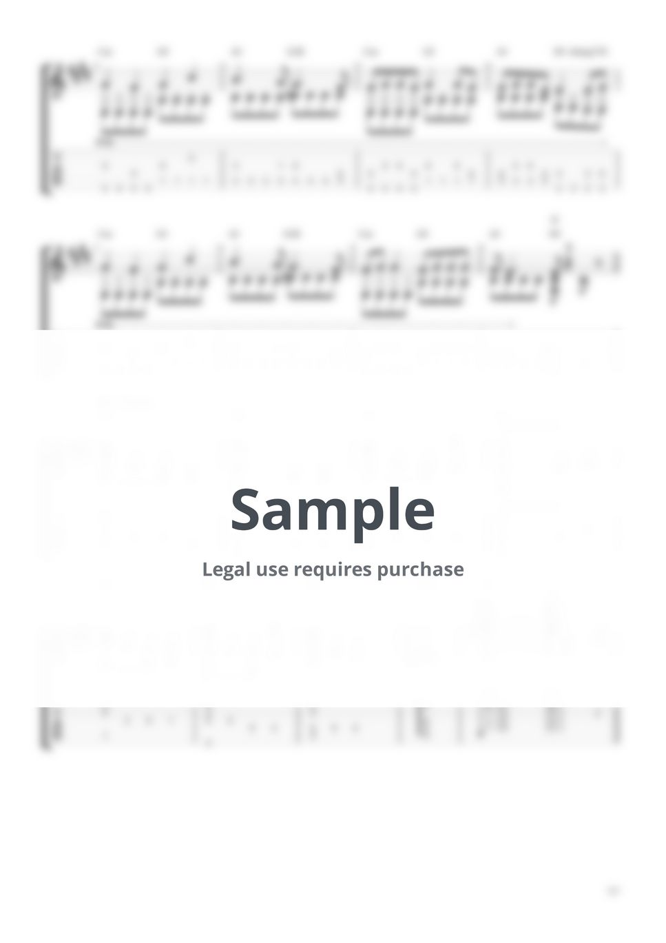 Mrs. GREEN APPLE - Inferno (Fire Force OP) ТАБ+1 ното. by Eddie van der ...