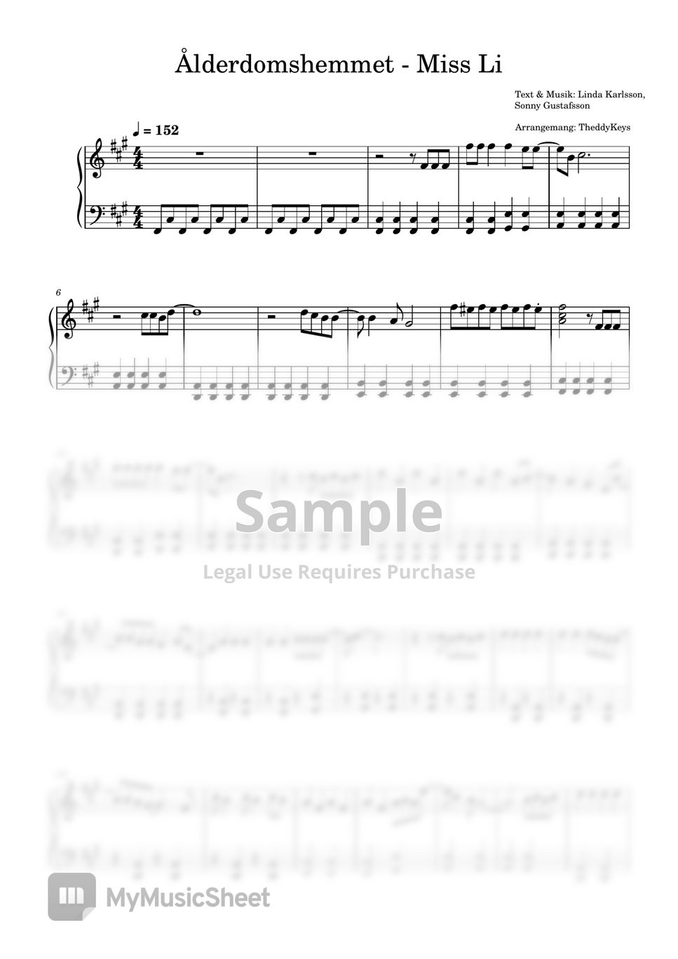 Miss Li - Ålderdomshemmet Sheets by TheddyKeys