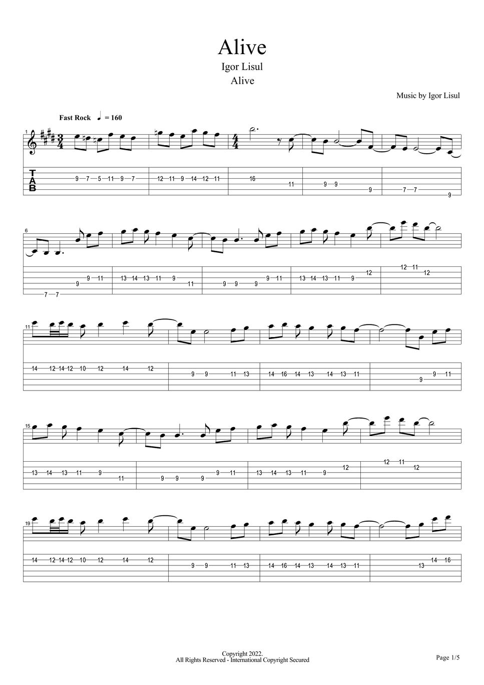 Igor Lisul - Alive Sheets by Igor Lisul