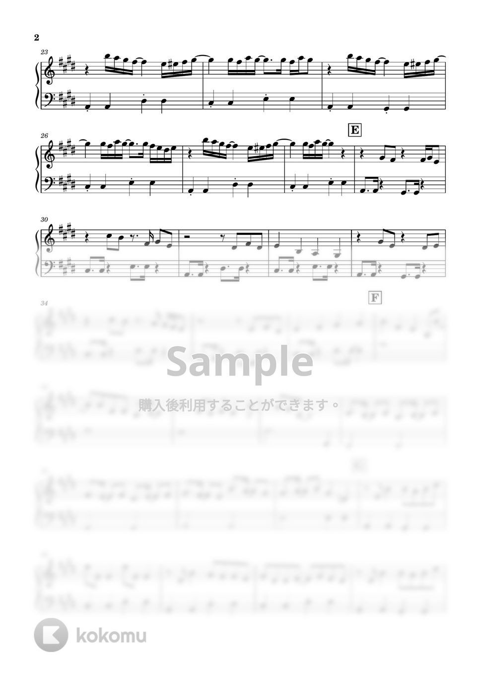 R Sound Design - flos 楽譜 by 簡単ボカロピアノch ニキ