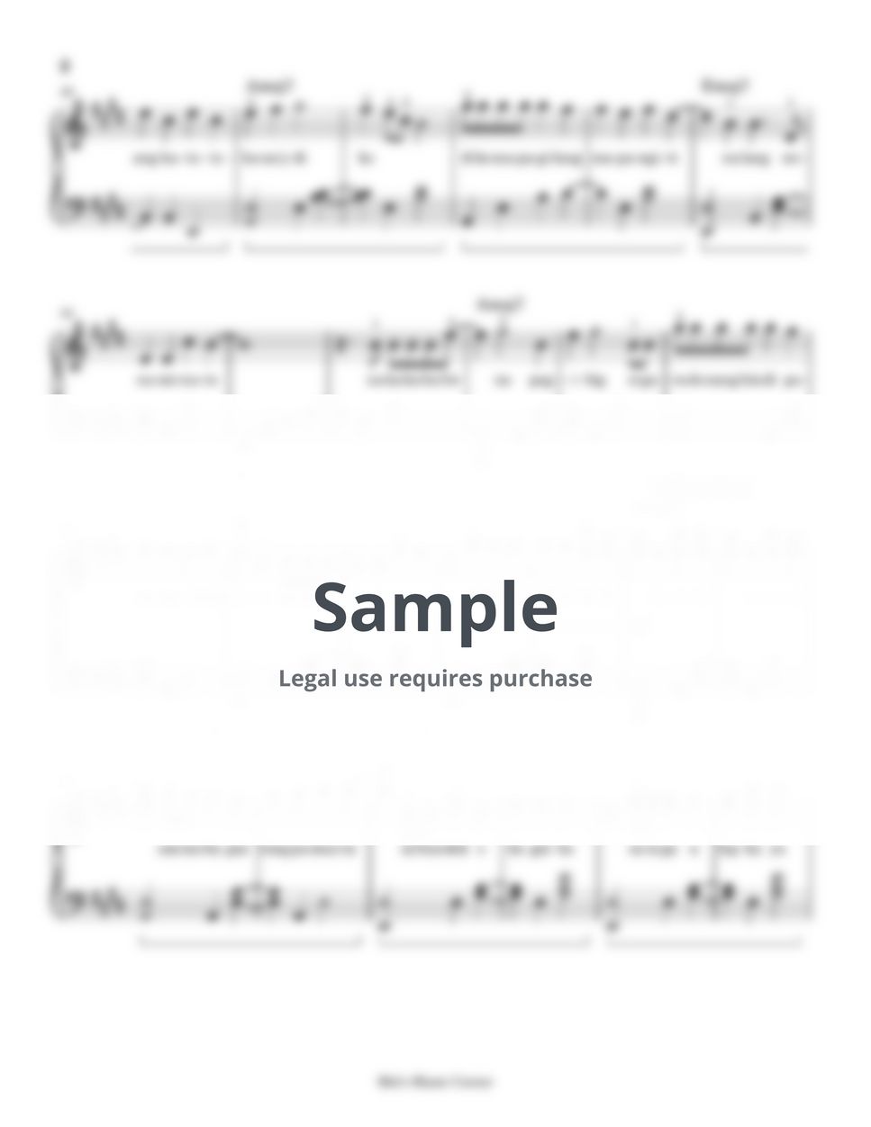 BINI - Lagi (piano sheet music) Sheet Music by Mel's Music Corner