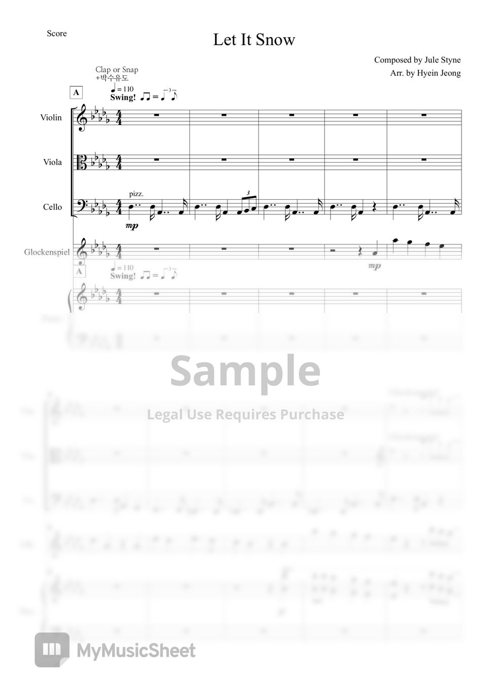 [CHRISTMAS_CAROL]Let it snow Sheets