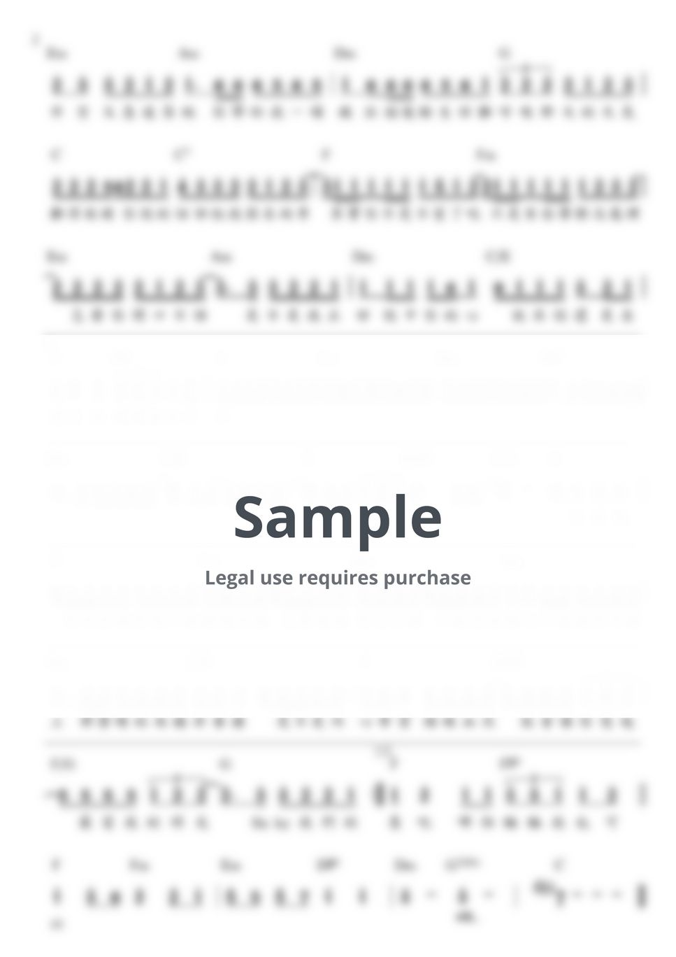 LBI利比 - [單行簡譜]LBI利比 跳樓機(附和弦 歌詞) Sheet Music by LouisLiao